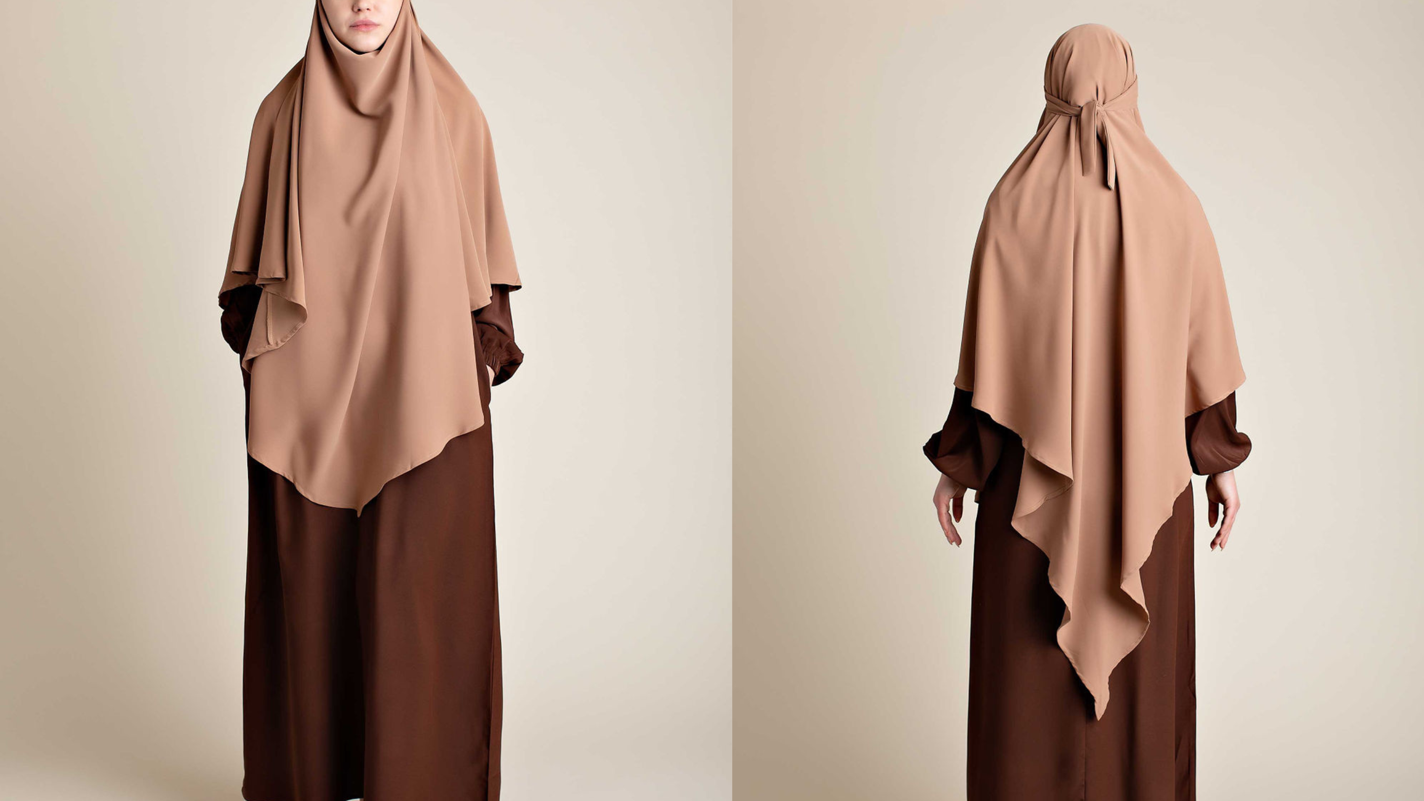 Classic Khimar - Maryam | Slip-on with adjustable headband