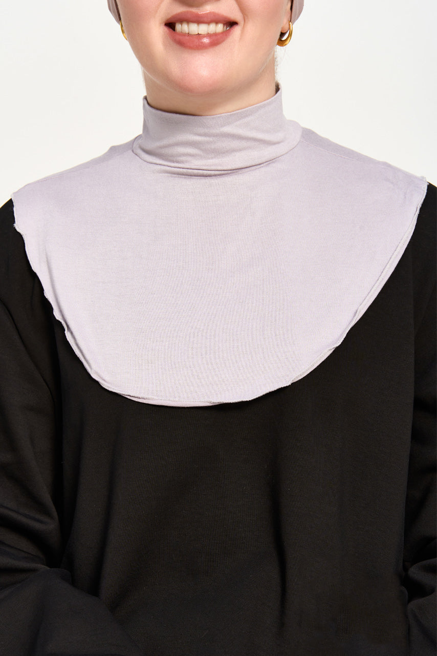 Modest Neck Cover - Frost Gray | Momina Hijabs