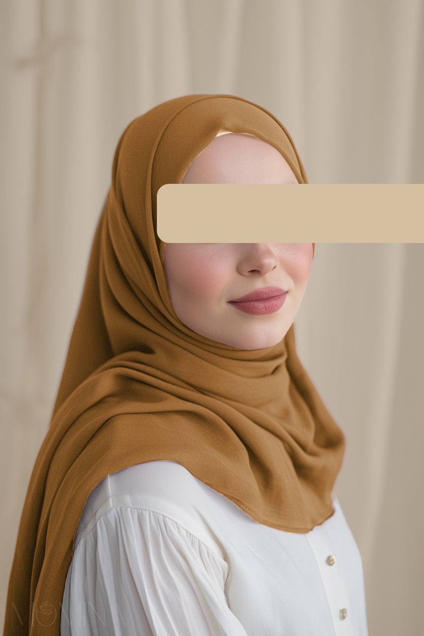 Luxury Modal Hijab - Caramel | Momina Hijabs